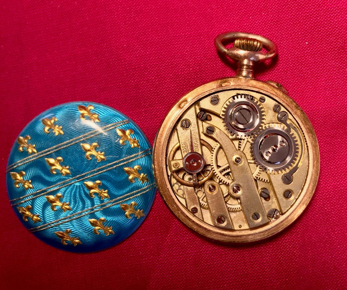 Blue Enamel Fob Watch – PortobelloAntiqueClocks